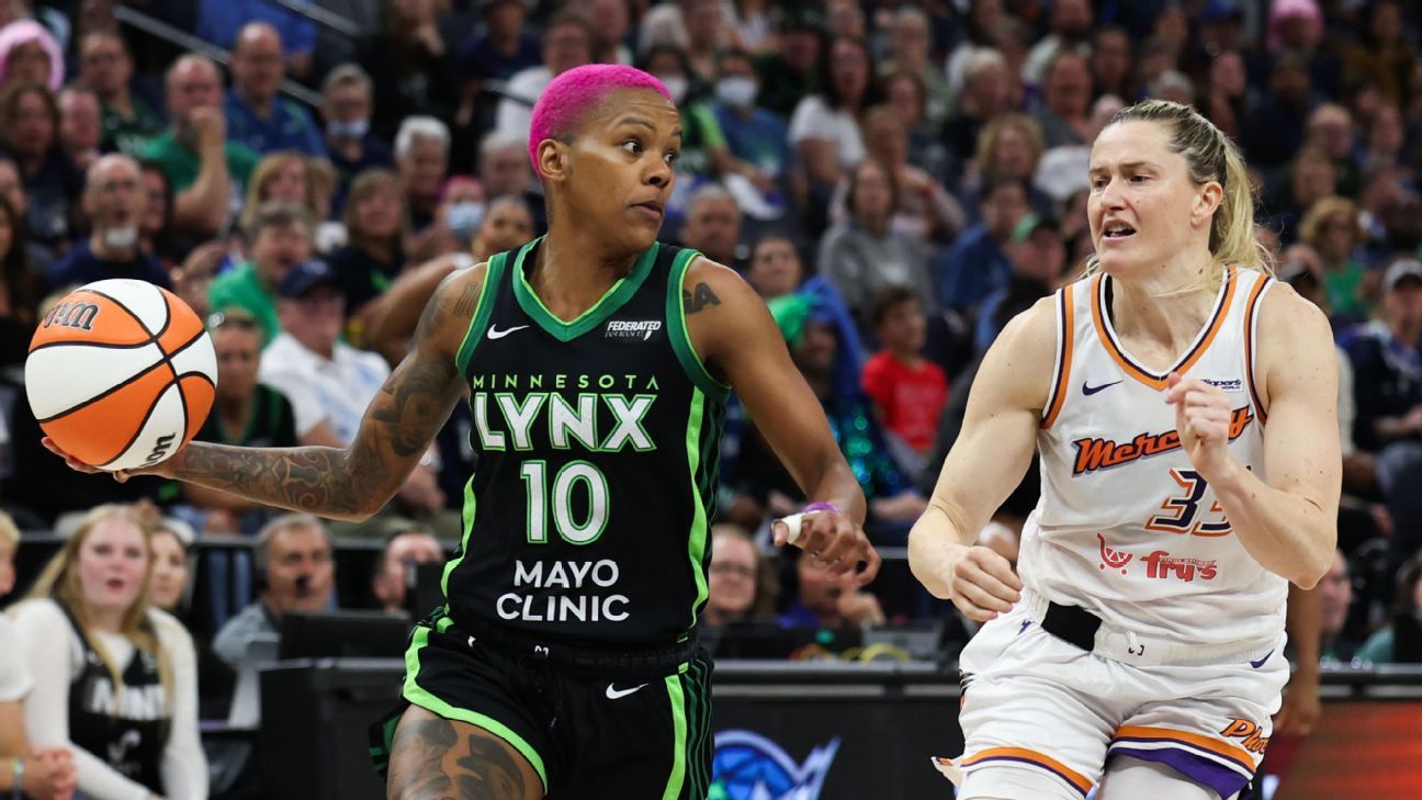 WNBA Playoffs: Lynx van por 2do triunfo vs Mercury en J2 de semis - ESPN