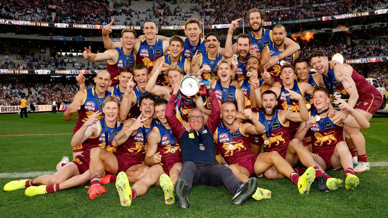 Lions put on second-half masterclass to win back-to-back AFL ...