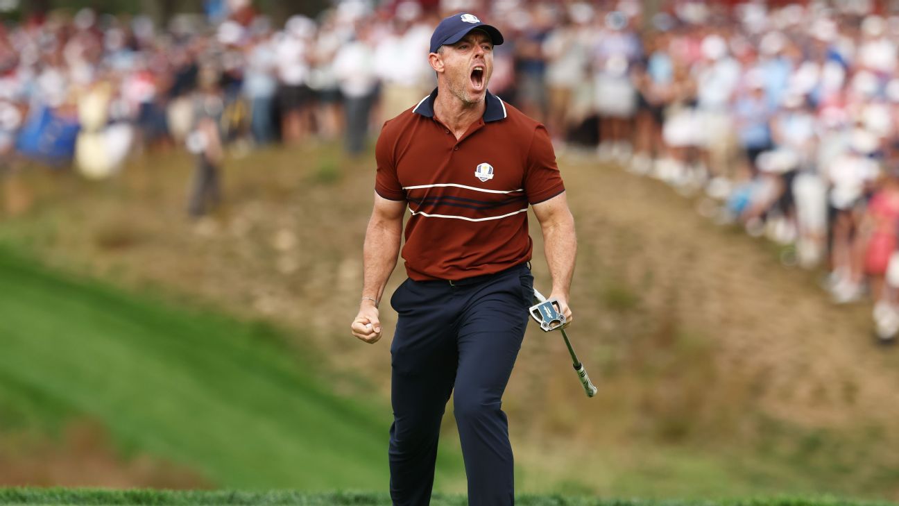 Ryder Cup 2025: Europe has big lead after Saturday matches - ESPN