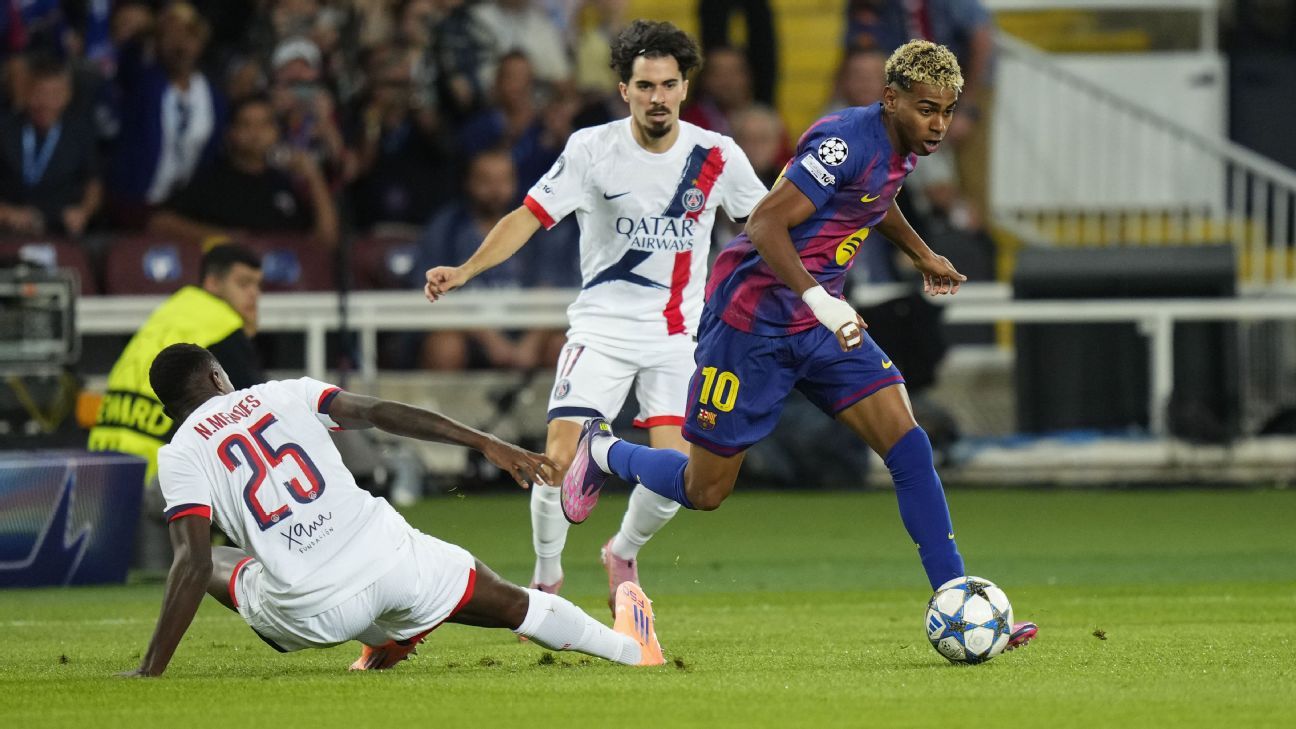 ¡EN VIVO! Los partidos de Champions hoy: Barcelona vs. PSG - ESPN