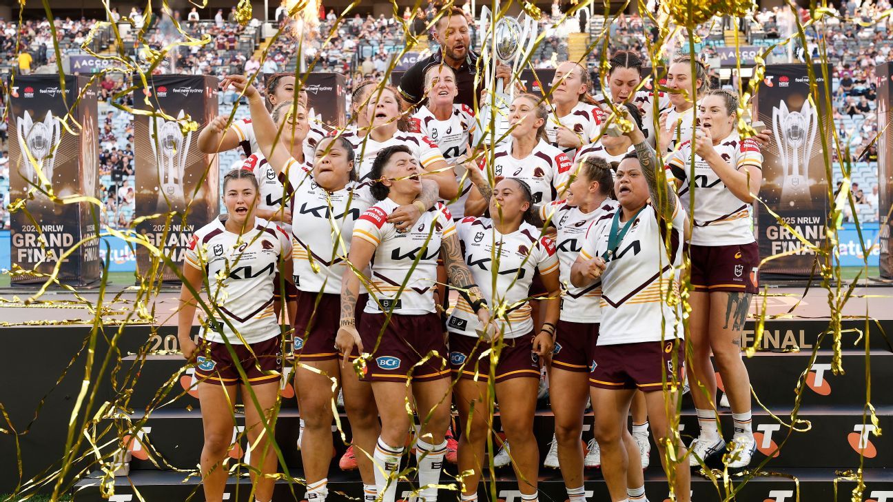 NRLW: Broncos beat Roosters to claim NRLW premiership - ESPN