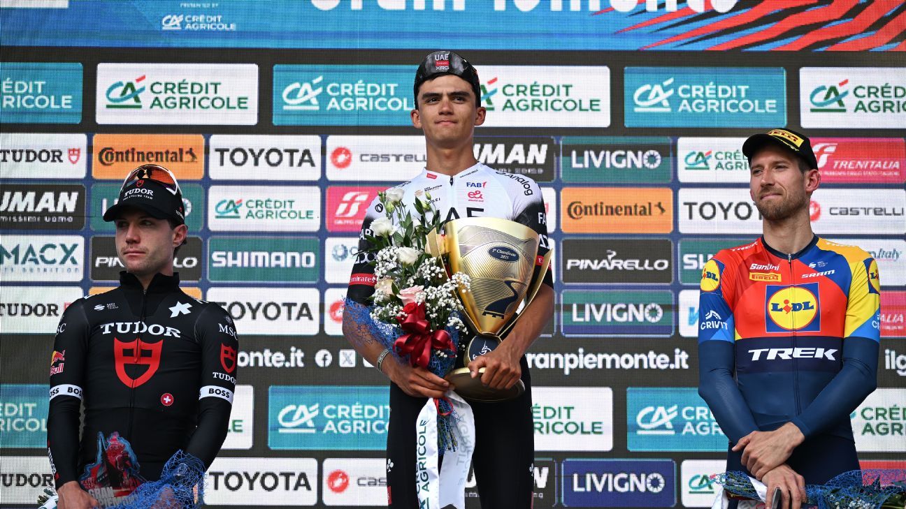 Mexicano Isaac del Toro llegó a 15 victorias en la temporada - ESPN