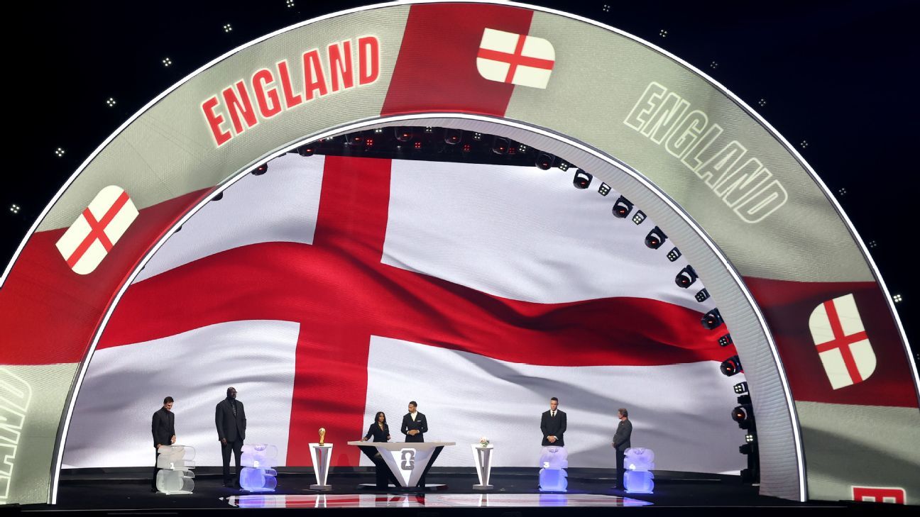 England 2026 World Cup draw: Three Lions face Croatia, Panama, Ghana - ESPN
