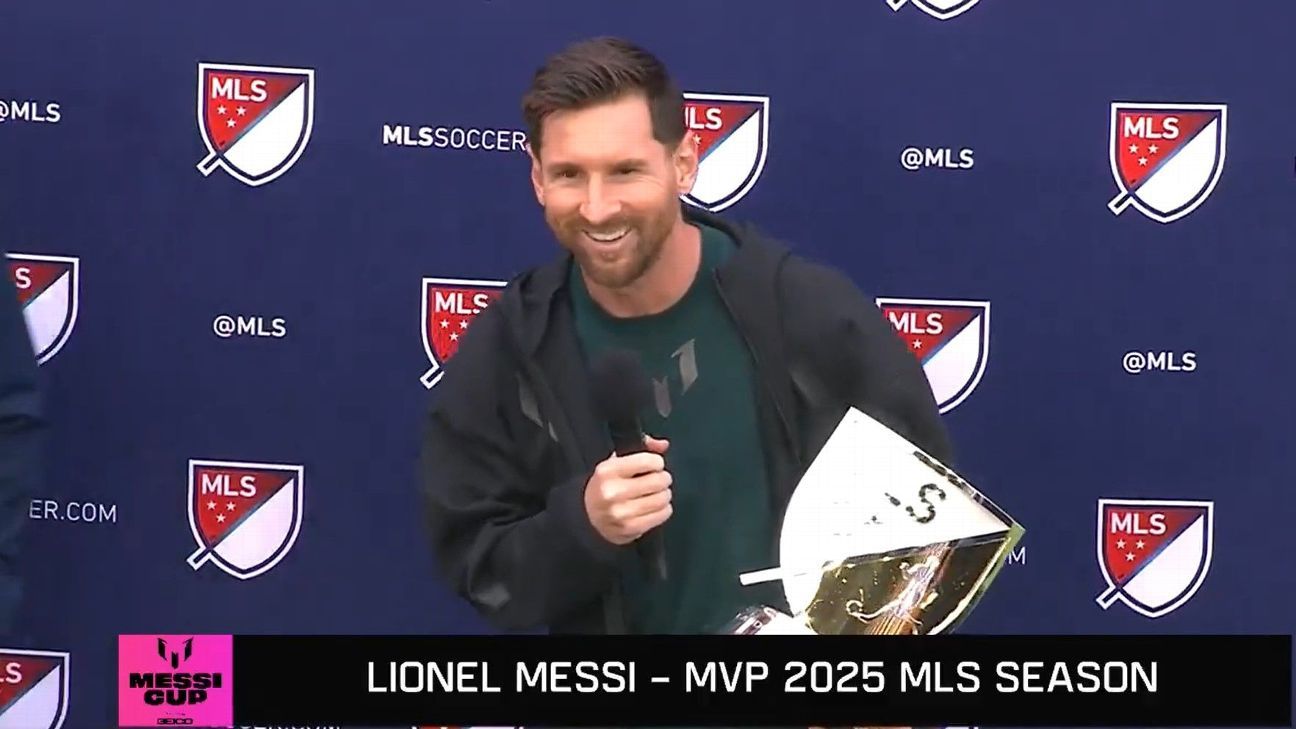 Messi, tras lograr el MVP 2025 de la MLS: "Fue un año histórico para el ...