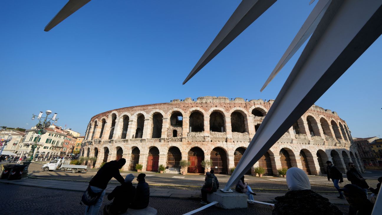 Verona's ancient Roman arena gets modern facelift for 2026 Games - ESPN
