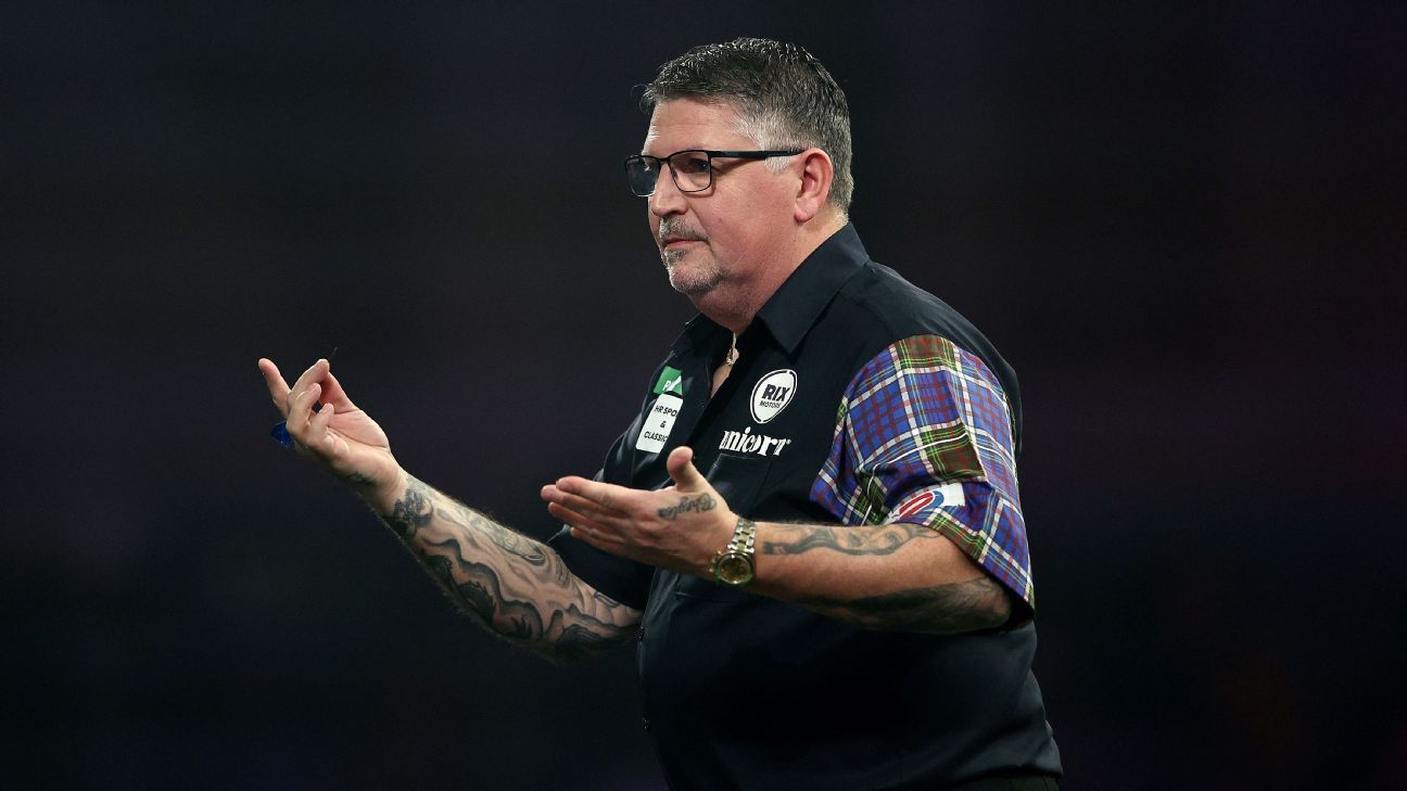 World Darts Championship: Gary Anderson knocks out Michael van Gerwen ...