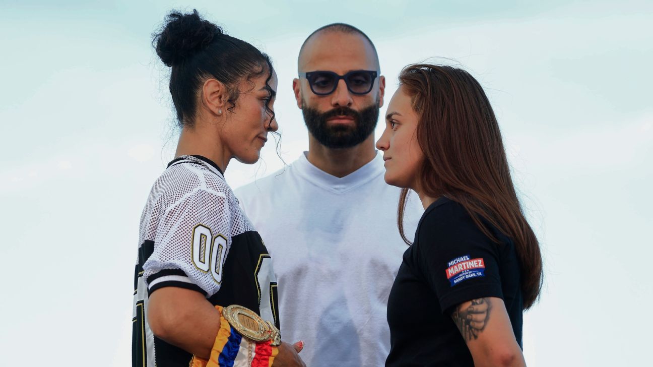 Amanda Serrano still defending titles as Tellez misses weight - ESPN