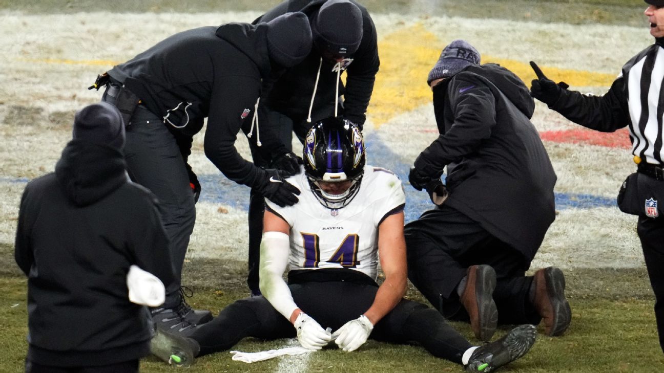 Ravens' Kyle Hamilton exits vs. Steelers due to concussion - ESPN