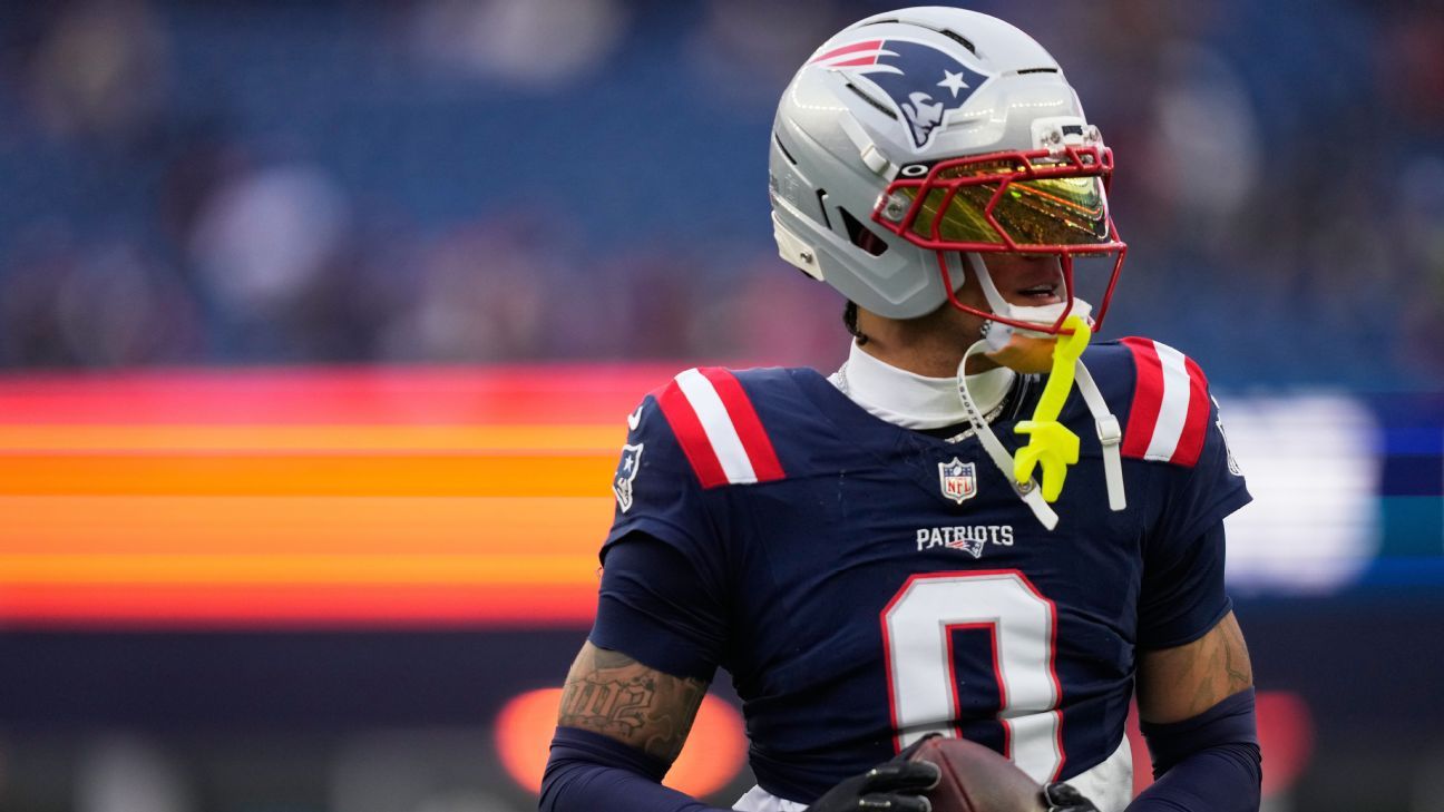 Christian Gonzalez, Patriots, al protocolo de conmoción - ESPN