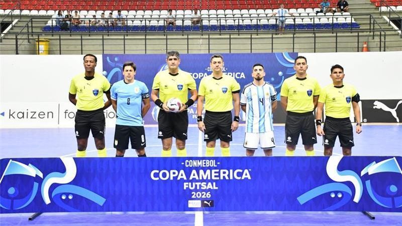Áspero empate entre Argentina y Uruguay en la Copa América de futsal ...