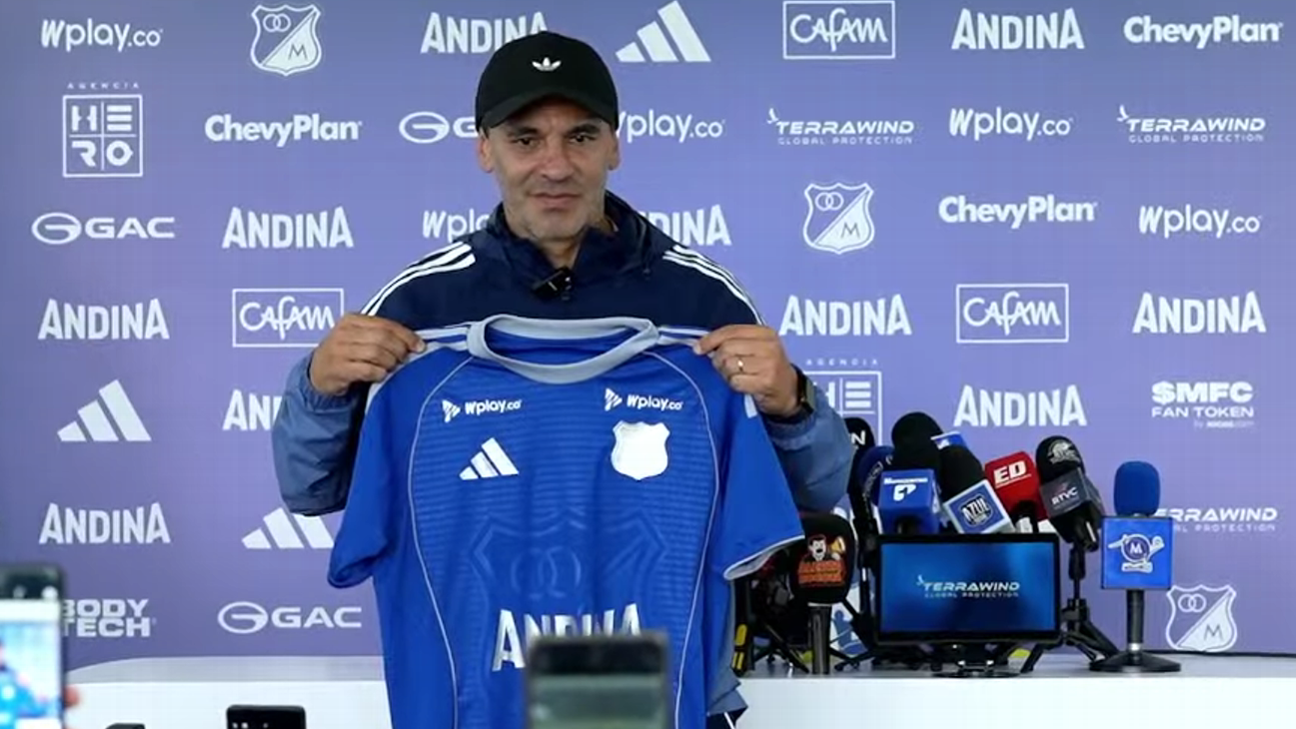Fabián Bustos fue presentado en Millonarios y apuntó a estar en los ...
