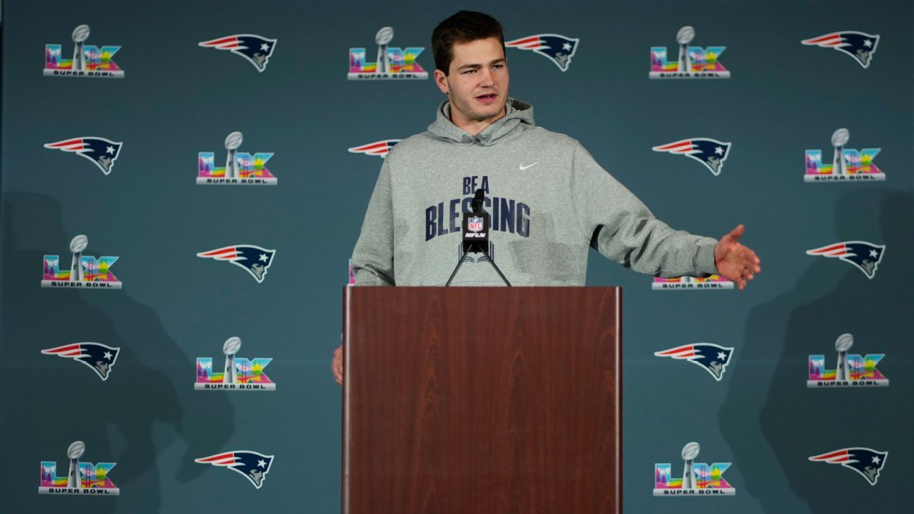 Super Bowl 2026: Drake Maye, de aficionado a protagonista - ESPN