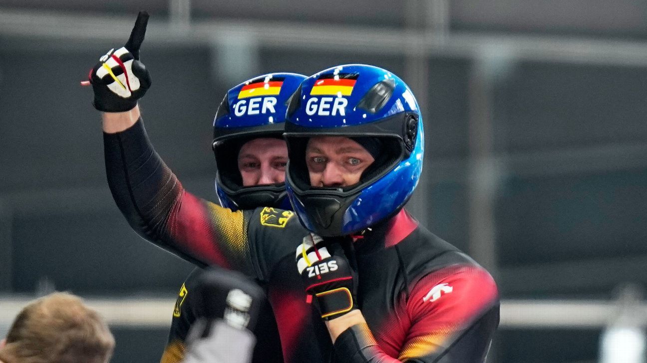 Johannes Lochner caps career with Olympic 4-man bobsled gold - ESPN