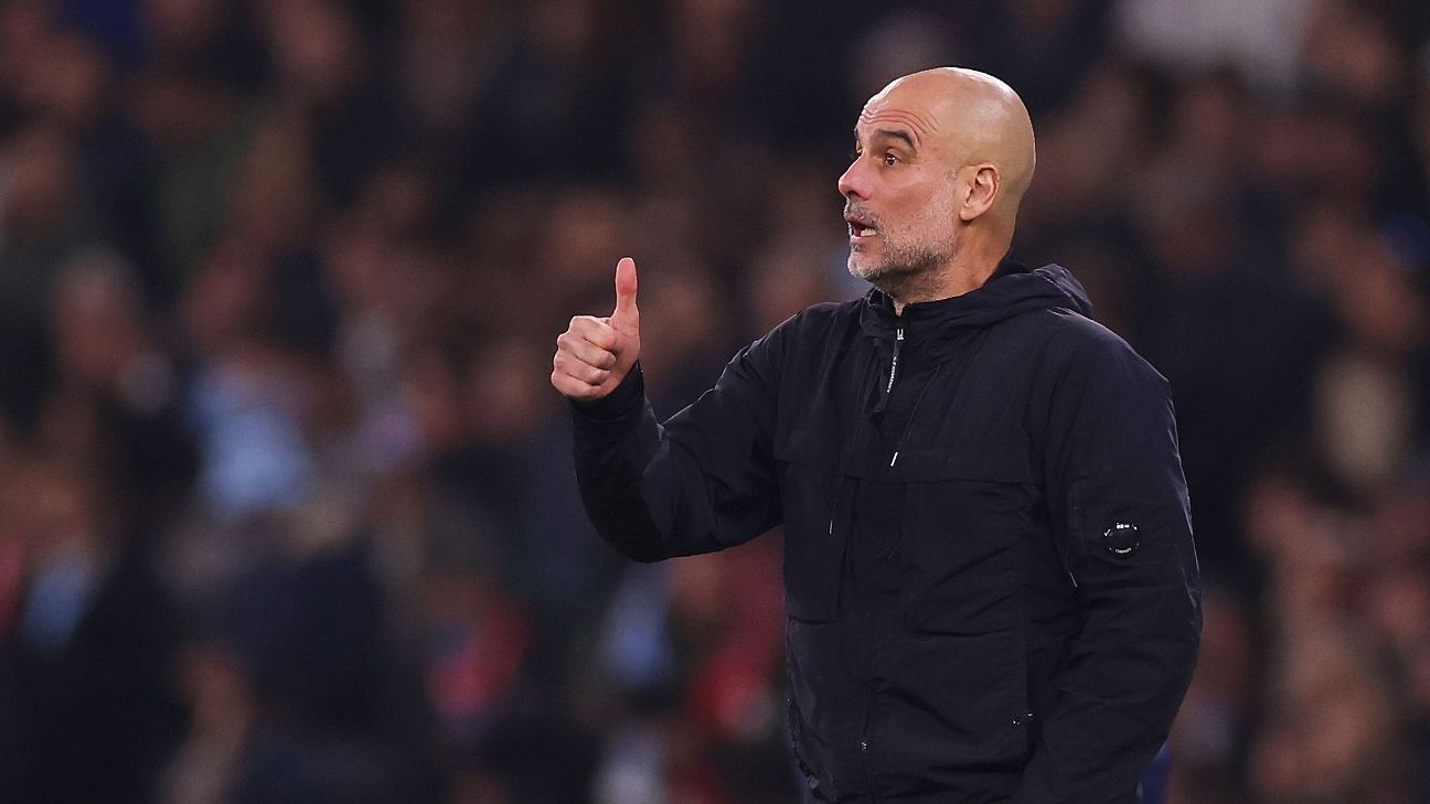 Pep Guardiola insinúa seguir en Manchester City próxima campaña - ESPN
