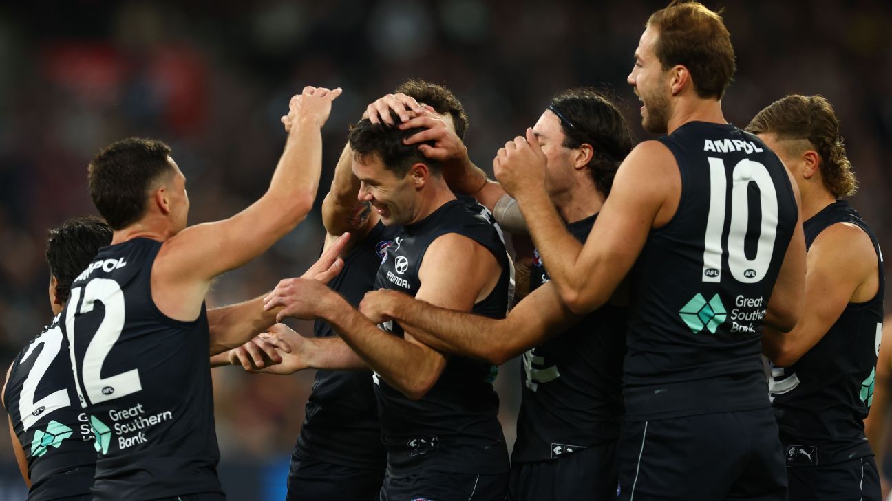 Blues withstand Tigers' surge to post first win - ESPN