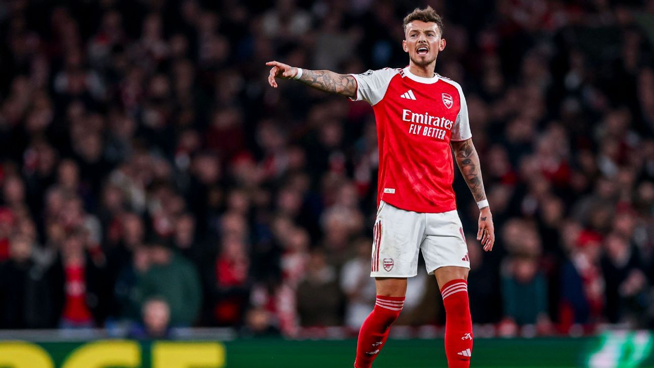 Ben White returns to England squad; Harvey Barnes replaces Eberechi Eze ...