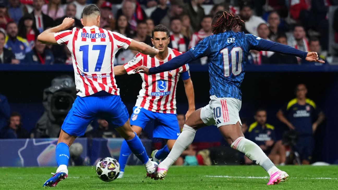 Atlético Madrid 1-1 Arsenal: Referee 'buckled under the pressure' on ...