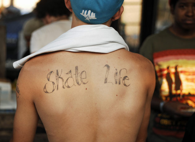 Skate Life Tattoo