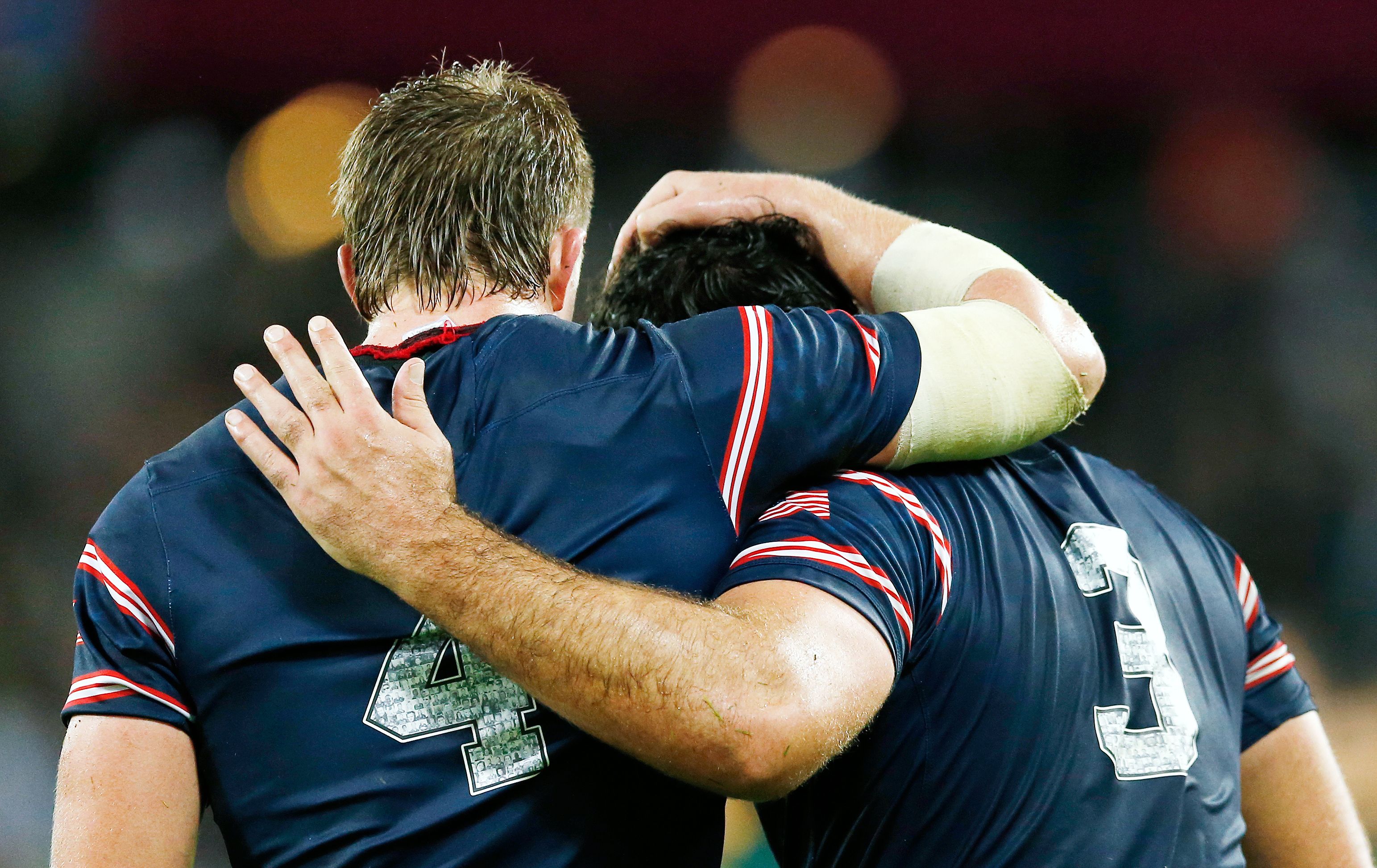 Louis Stanfill and Chris Baumann - Photos: USA vs. South Africa Rugby ...