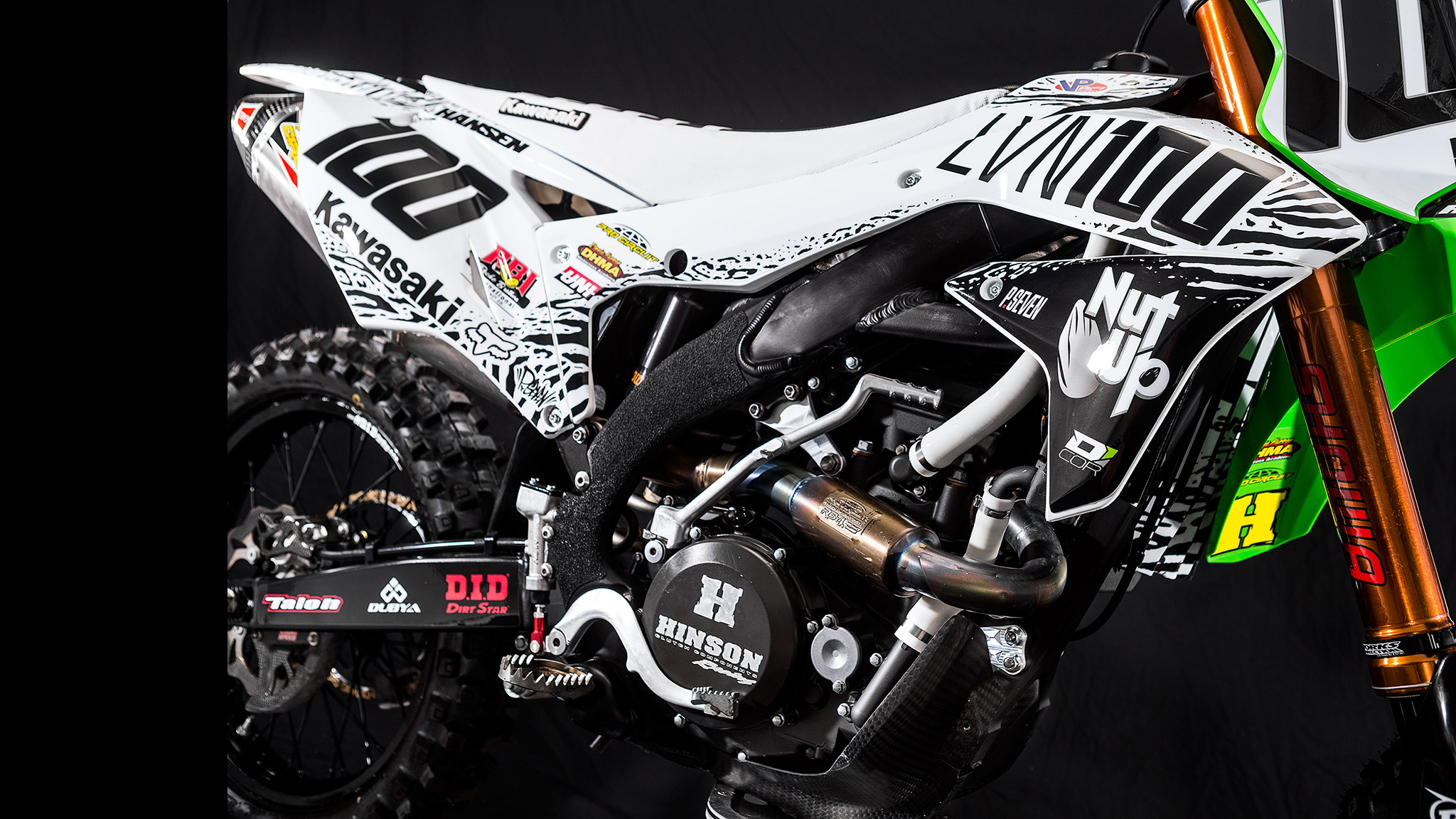 Inside Josh Hansen's Kawasaki KX450F dirt bike